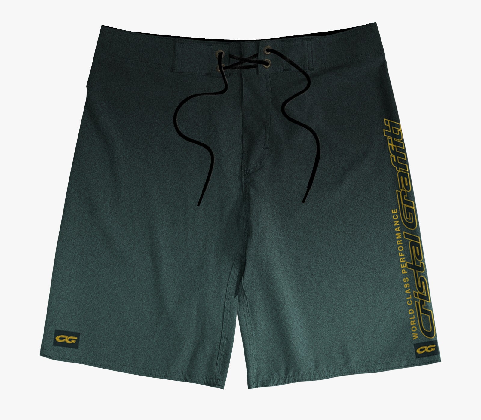 Boardshort Cristal Graffiti - Verde - Granito – Cristal Graffiti Store